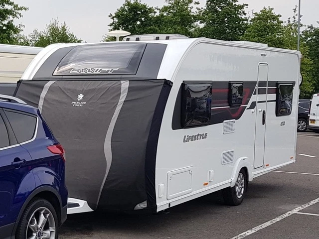 SPECIALISED COVERS TOW Pro Swift Caravan Towing cover £150.00 - PicClick UK