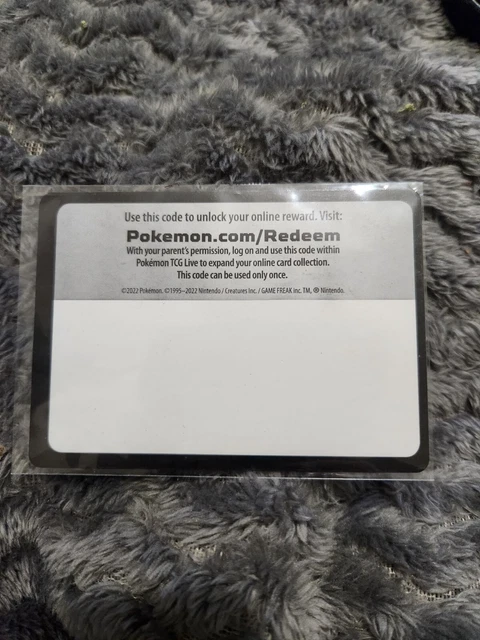 SCARLET AND VIOLET Misprint Blank Code Card Factory Error Pokemon Card ...