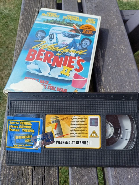 WEEKEND AT BERNIE'S 2 - VERY RARE BIG BOX EX RENTAL VHS - ANDREW ...