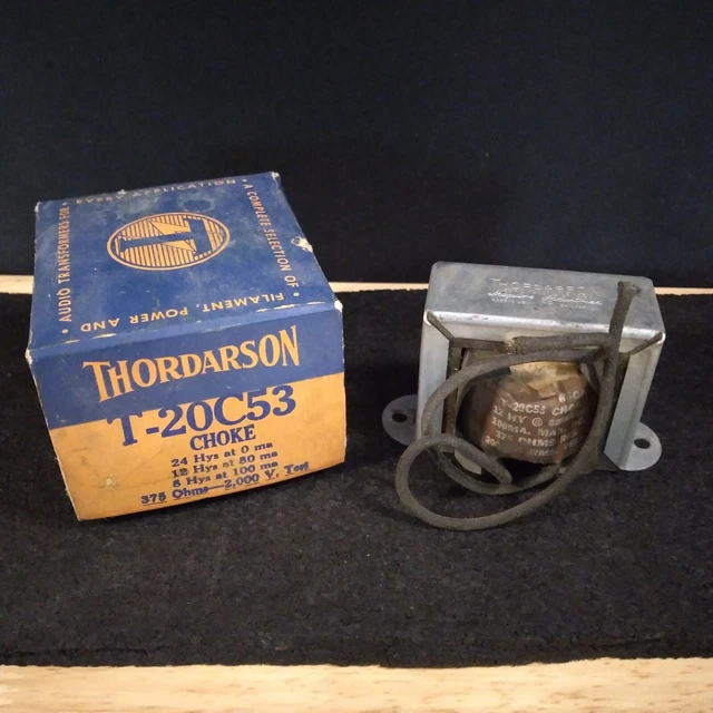 1960'S VINTAGE THORDARSON T-20C53 Choke Transformer $44.90 - PicClick