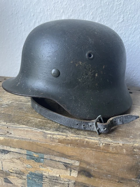 STAHLHELM SCHUTZHELM HELM Original Wehrmacht Ausrüstung 2.WK WW2 EUR ...