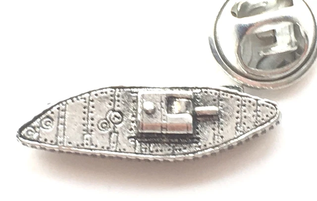 WORLD WAR 1 Tank Handcrafted In Pewter Lapel Pin Badge W/A WW1TPIN $11. ...