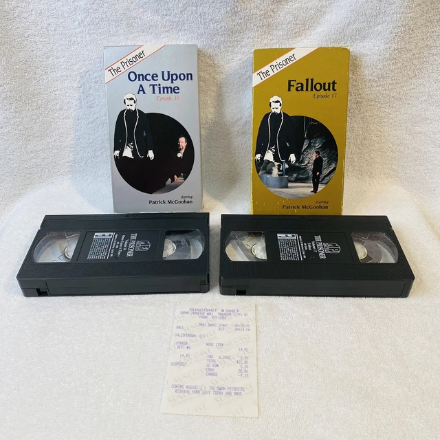 THE PRISONER VHS Tape 2 Pack Fallout & Once Upon a Time Patrick ...