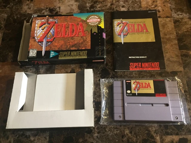 LEGEND OF ZELDA: A Link to the Past Super Nintendo SNES With Box ...