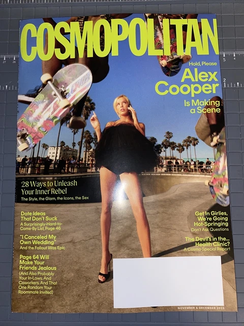 COSMOPOLITAN NOVEMBER-DECEMBER 2023: Alex Cooper /ILLUSTRATED MAGAZINE ...