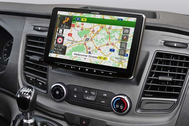 ALPINE INE-F904TRA NAVI für Ford Transit EUR 1.310,00 - PicClick DE