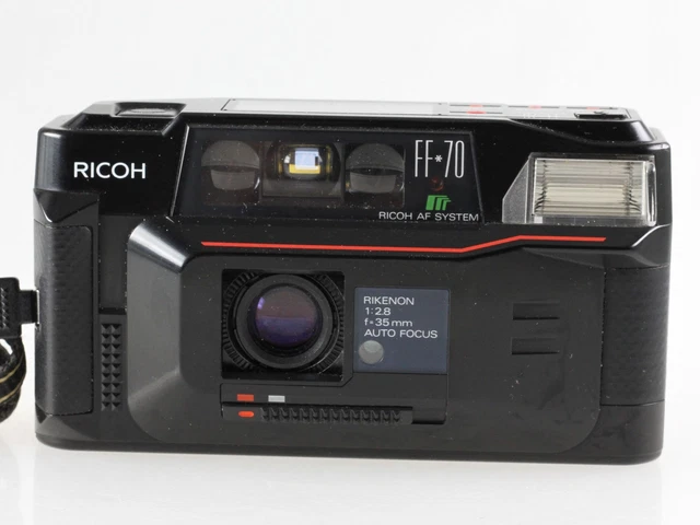 FOTOCAMERA COMPATTA FOTOCAMERA Ricoh FF-70 fotocamera analogica 35 mm ...