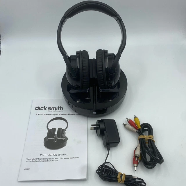 DICK SMITH - 2.4GHz Stereo Digital Wireless Headphones Retro Gaming EUR ...