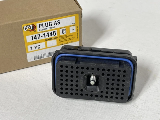 NEW GENUINE OEM Cat Caterpillar 147-1445 70-Pin Connector Plug Assembly ...