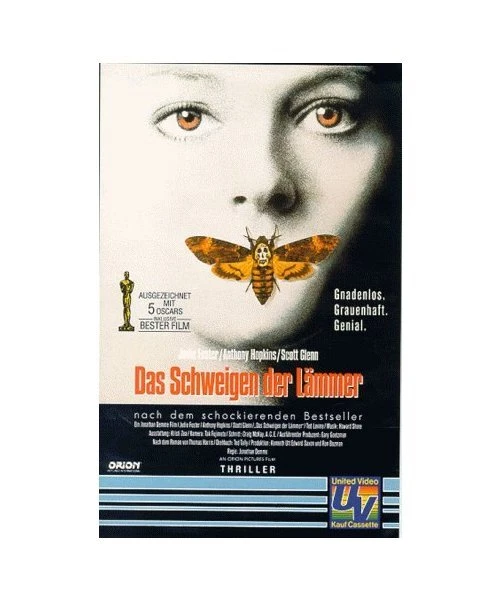 DAS SCHWEIGEN DER Lämmer [VHS], Jodie Foster EUR 12,61 - PicClick FR