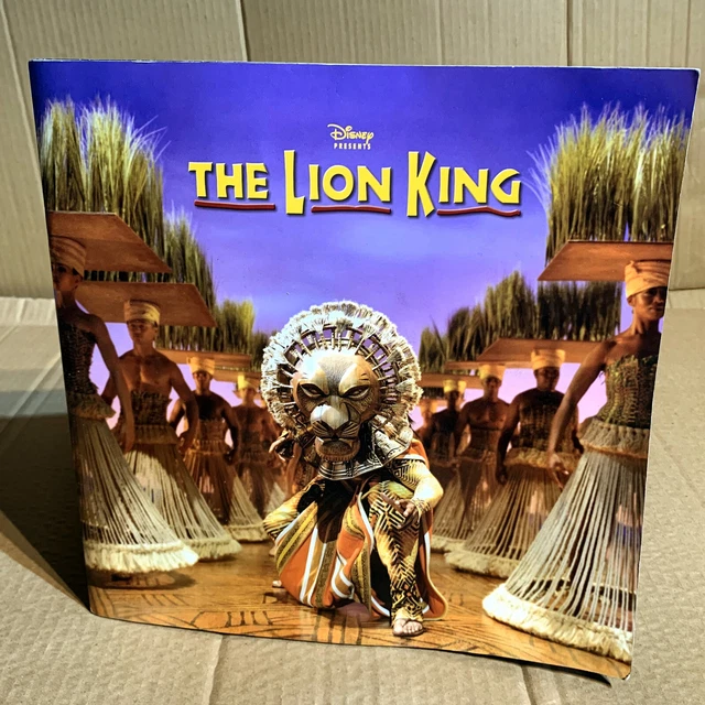 DISNEY THE LION King Musical London West End Program Souvenir ...