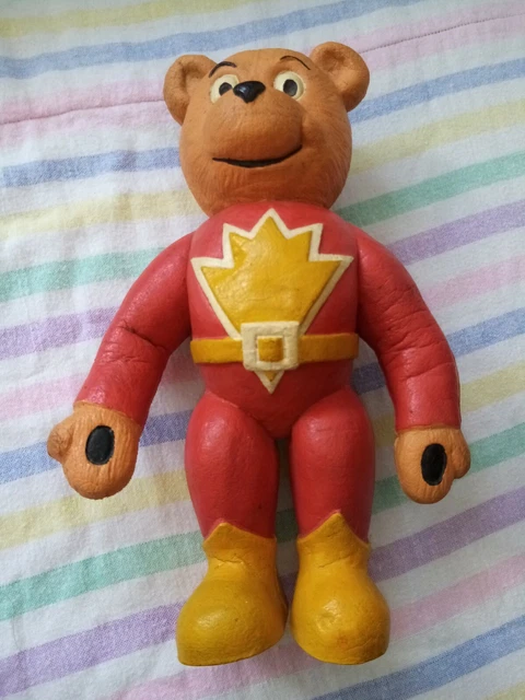 VINTAGE BENDY TOY Superted Super Ted Figure In Foam Rubber- Collectable ...