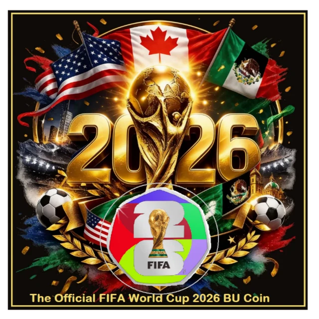 THE OFFICIAL FIFA World Cup 2026 BU Coin £21.49 - PicClick UK