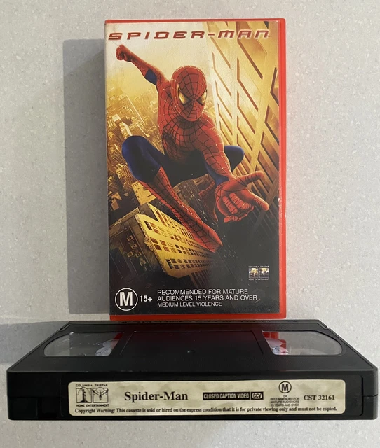SPIDERMAN SPIDER MAN VHS Marvel Movie Video Tape Sell Thru 2002 ...