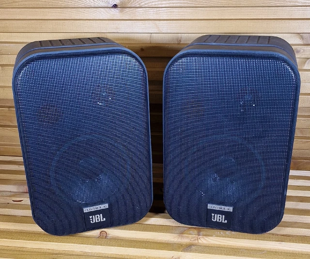 JBL CONTROL ONE 2-Way, 100mm (4") Bookshelf Speakers, Black, Pair ...