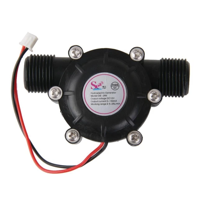DC HYDROELECTRIC WATER Power Micro Hydro Generator Hydraulic Charger ...