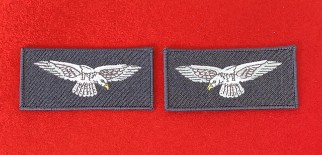 RAF SHOULDER EAGLES Cloth Badge Patch Royal Air Force Regiment genuine ...