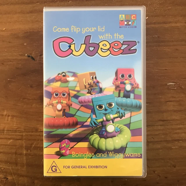 COME FLIP YOUR LID WITH THE CUBEEZ VHS/PAL RARE ABC For KIDS 2001 $50. ...