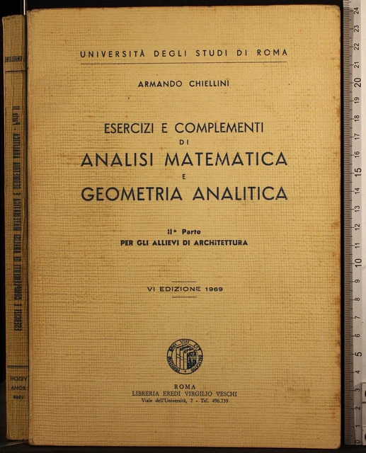 ESERCIZI E COMPLEMENTI Di Analisi Matematica Parte 2. Chiellini. Veschi ...