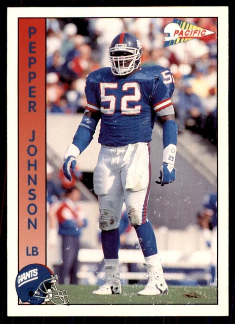 1992 PACIFIC PEPPER Johnson cartes de football #213 EUR 2,05 - PicClick FR