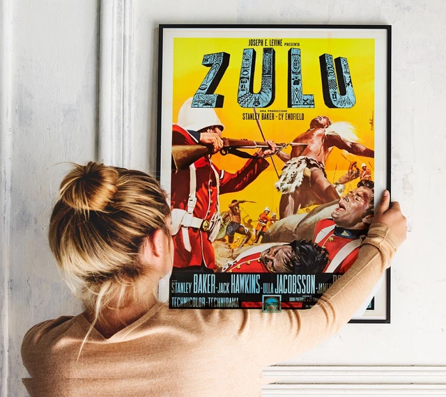 ZULU MOVIE POSTER : Restored And Enhanced Huge 30"x24" EUR 10,06 ...