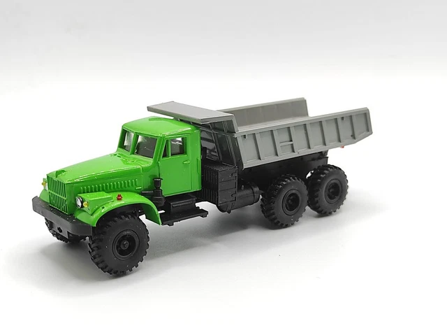 KRAZ 256B WISMUT Kipper, hellgrün, Fertigmodell, DDR, Kraftverkehr, 1/ ...