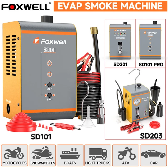 CAR SMOKE LEAK Detector EVAP System Test Pipe Leakage Analyzer ...