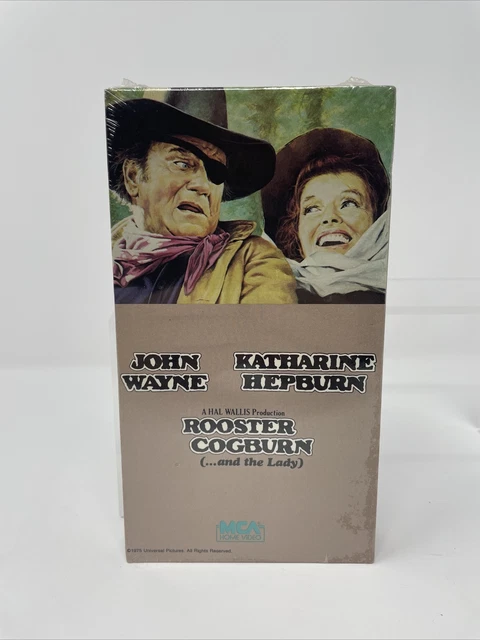 RARE SEALED VHS WATERMARK John Wayne Roster Cogburn and The Lady 1987 ...