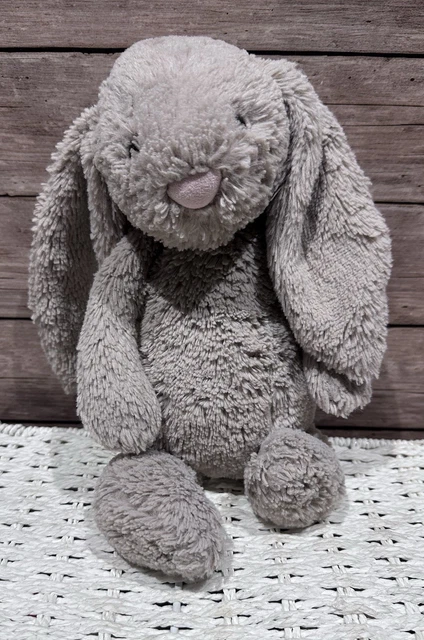JELLYCAT BASHFUL BUNNY Rabbit Beige, Preloved, No Tag, 12 Inches £8.66 ...