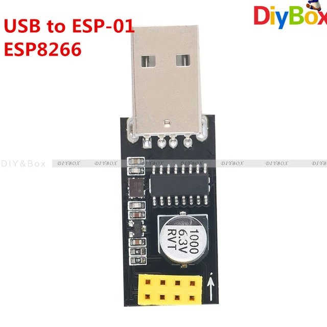 USB TO ESP8266 Serial Module TTL WIFI ESP-01 CH340G Developent Board ...