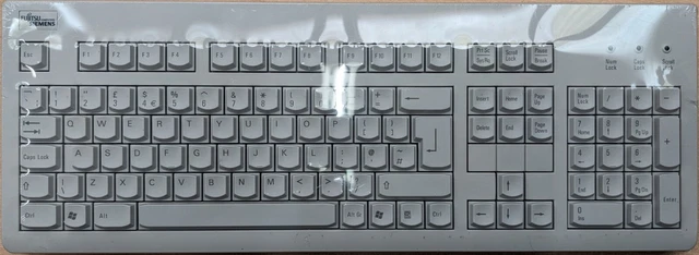 FUJITSU SIEMENS PS/2 Tastiera - Bianco (KBPC S2 UK., S26381-K297-V165 ...