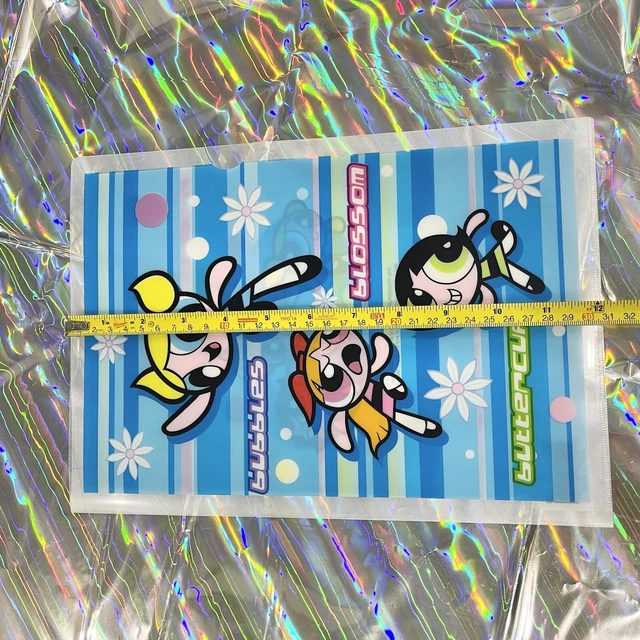 THE POWERPUFF GIRLS Clear Folder Binder Envelope 2000s Y2k NEW ...