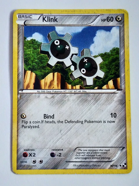 ENG.2011 CARTA POKEMON .CARD KLINK 74/114 English. EUR 1,49 - PicClick IT