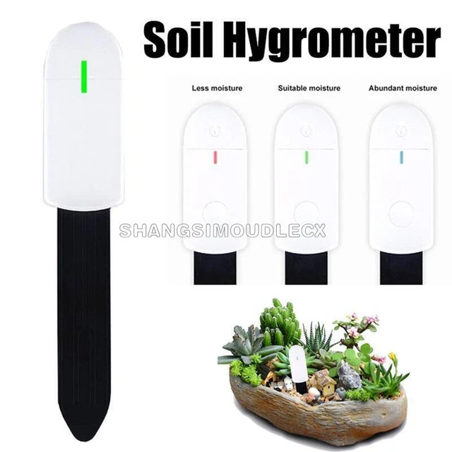 SOIL MOISTURE SENSOR Monitor Plants Moist Testing Soil Hygrometer Plant ...