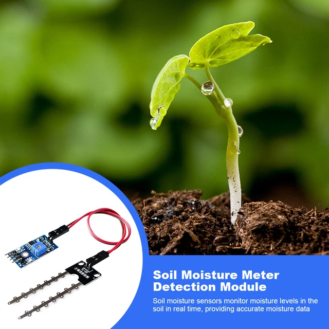 SOIL MOISTURE SENSOR Development Board LM393 5V High Precision for ...