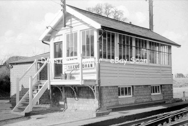 RAILWAY NEGATIVE: SAXMUNDHAM SIGNAL BOX 1970s £4.99 - PicClick UK