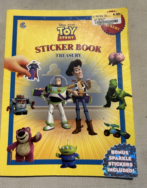 TOY STORY STICKER Book Disney Pixar Treasury 6 books in 1 Unused Like ...