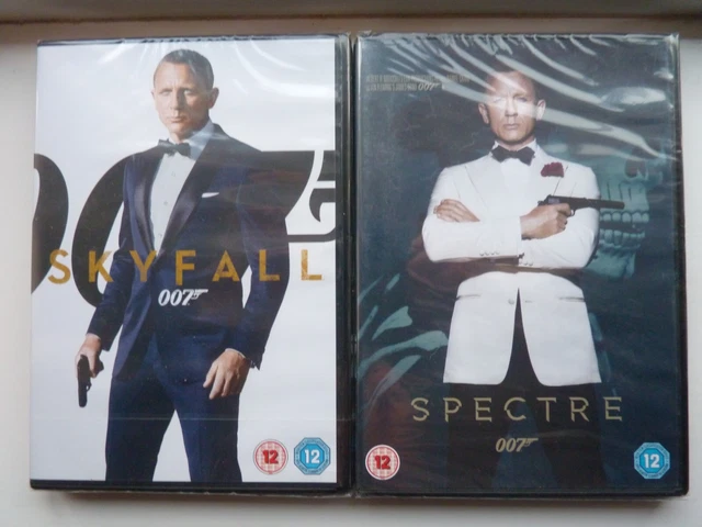 007: SKYFALL + Spectre (2x DVD, 2013/2016) Daniel Craig, bundle, New ...