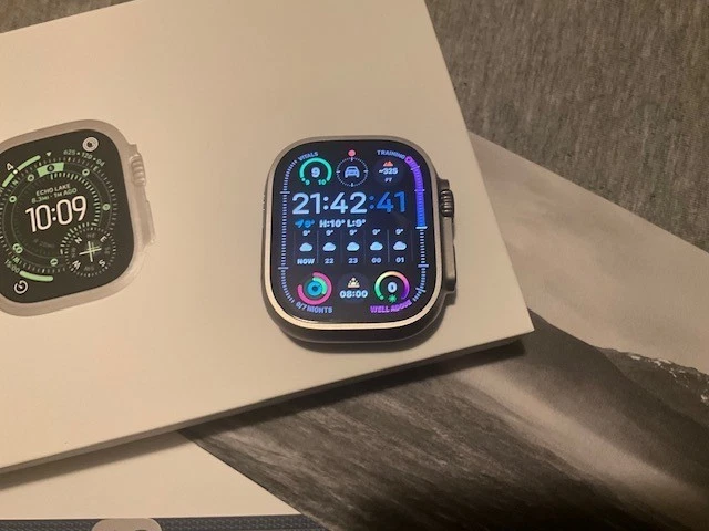 APPLE WATCH ULTRA 3 GPS + Cellular 49mm Smartwatch Light Blue Alpine ...