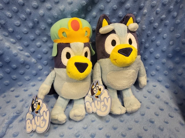 BLUEY FRIENDS PLUSH x2 Bluey & Princess Bluey With Tags Kids Teddy ...