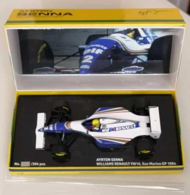 WILLIAMS FW16 AYRTON Senna Imola GP San Marino 1994 1/18 Minichamps Rare EUR 449,99 - PicClick DE