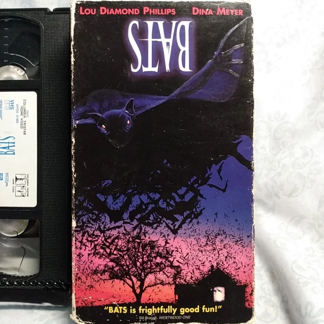 BATS ORIGINAL VHS Tape Horror Movie VCR Lou Diamond Phillips Hollywood ...