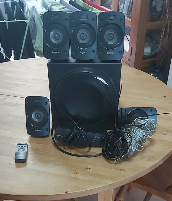 LOGITECH Z906 THX 5.1 Surround Sound Speakers - Black. Minimal use £187.88 - PicClick UK