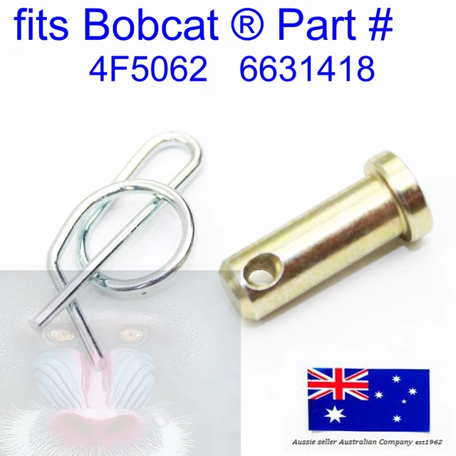 FOR BOBCAT SEAT Lap Bar Strut Clevis Pin 4F5062 6631418 RIng Rue 753 ...