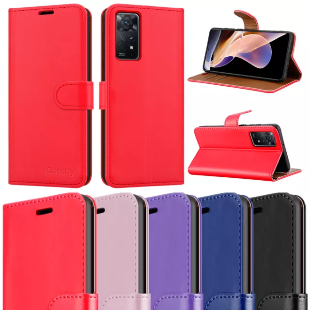 Redmi Note 11 11 Pro 5g Phone Case Leather Wallet Flip Stand Cover For