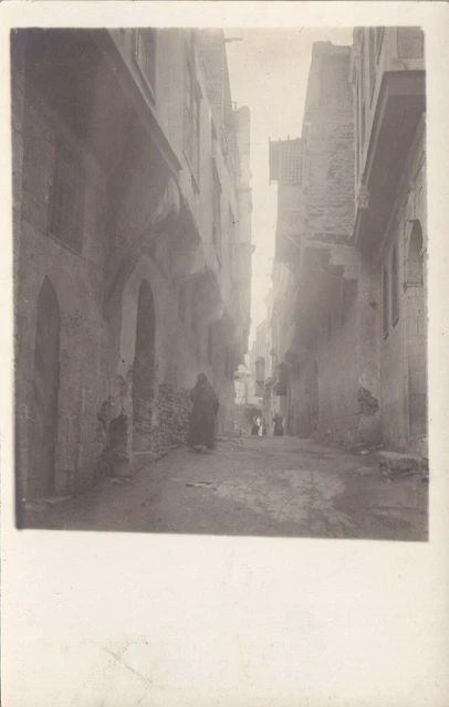 CAIRO EGYPT - Old Street Rare Real Photo Postcard 1910s £9.52 - PicClick UK