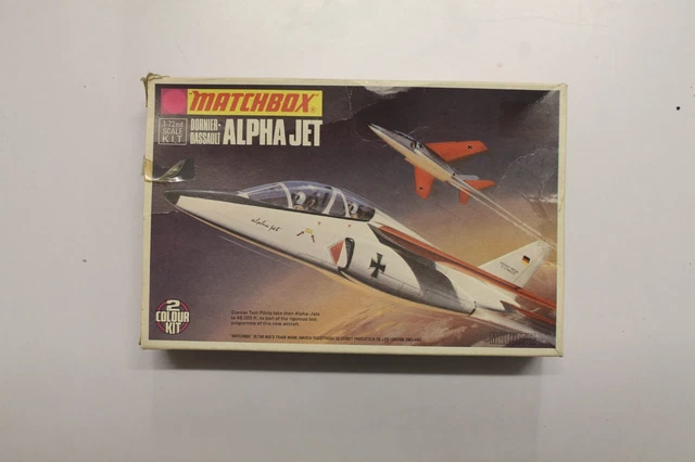 MATCHBOX PK-5 DORNIER Alpha Jet 1/72 Scale Model Kit Mint £12.99 ...