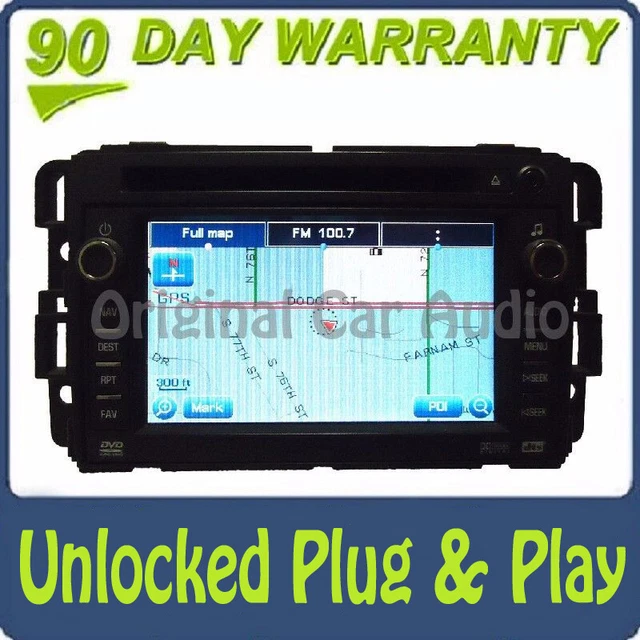 UNLOCKED CHEVY GMC Radio DVD CD Player Navigation Touchscreen Receiver ...
