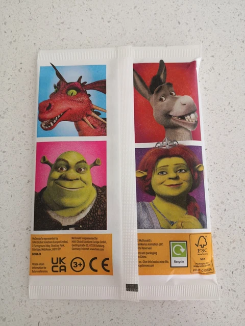 MCDONALDS HAPPY MEAL Toy Dreamworks Happy Readers Shrek Book £3.15 ...