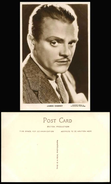 JAMES CAGNEY, AMERICAN Dancer Singer Boxer Athlete Actor Old Real Photo ...